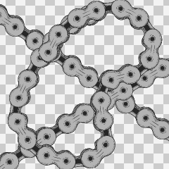 Bike Axle Chain - CLIP STUDIO ASSETS