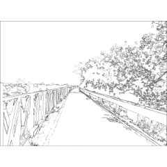 【期間限定無償】country lane - Clip Studio Assets