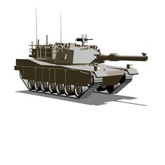 Tank(M1 Abrams) - CLIP STUDIO ASSETS