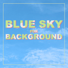 Blue Sky for Background - CLIP STUDIO ASSETS