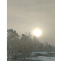 Hazy winter sky - CLIP STUDIO ASSETS