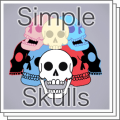 Simple Skulls Pack - CLIP STUDIO ASSETS