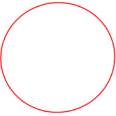 Red circle (shape) - CLIP STUDIO ASSETS