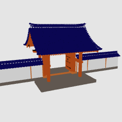 Quadruped gate (open) - CLIP STUDIO ASSETS