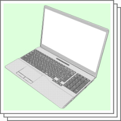 Notebook PC vol.1(3D) - CLIP STUDIO ASSETS