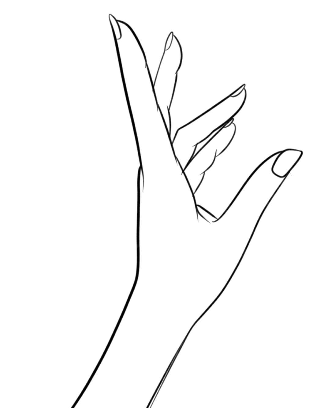 Hand reference - CLIP STUDIO ASSETS