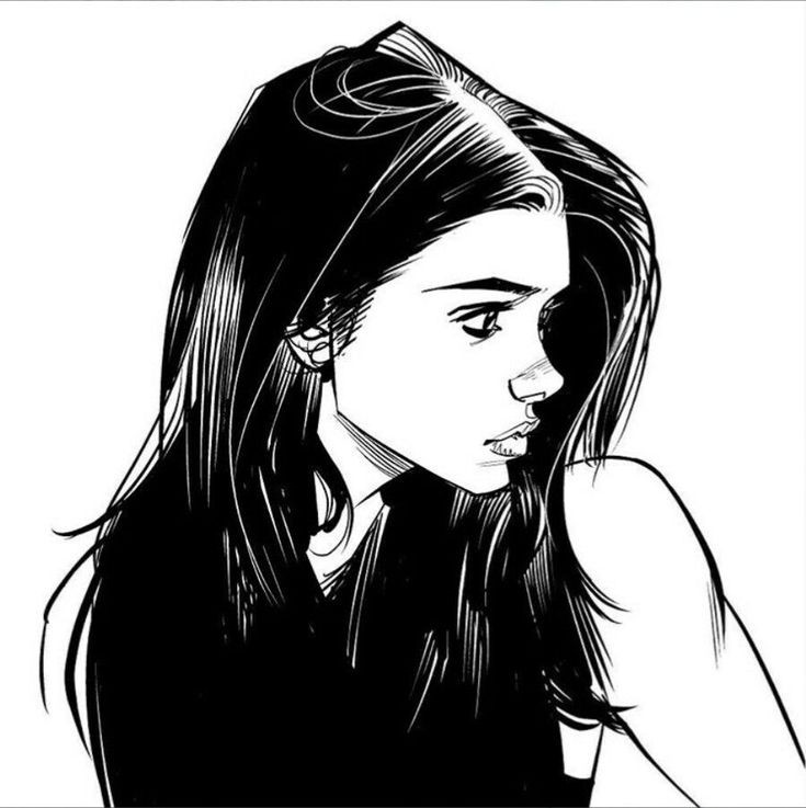 Women side face - CLIP STUDIO ASSETS