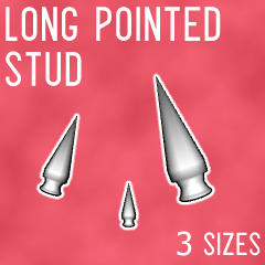 Long Pointed Stud - CLIP STUDIO ASSETS