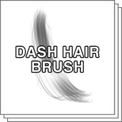 DASH hair brush - CLIP STUDIO ASSETS