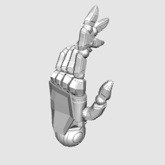 3D_ROBO_HAND_Type-B - CLIP STUDIO ASSETS