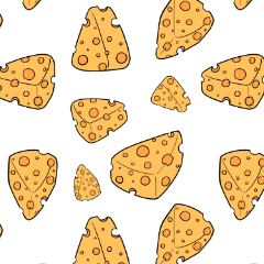 Cheeze Pattern - CLIP STUDIO ASSETS