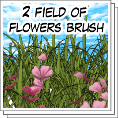 2 field of flowers brush - CLIP STUDIO ASSETS