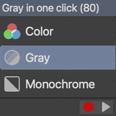 Gray in one click (bulk) - CLIP STUDIO ASSETS