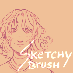 Sketchy Brush - CLIP STUDIO ASSETS