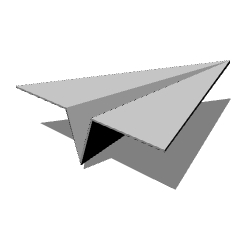 Paper Airplane - CLIP STUDIO ASSETS