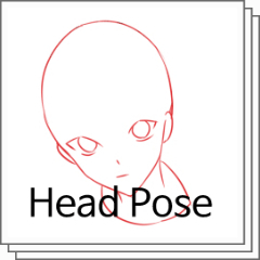 head pose - CLIP STUDIO ASSETS