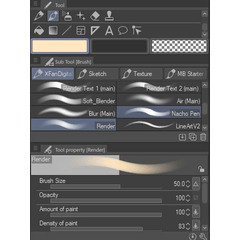 Brush Render - CLIP STUDIO ASSETS