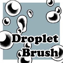 Droplet Brush - CLIP STUDIO ASSETS