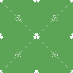 3 leaf clover repeating pattern - CLIP STUDIO ASSETS