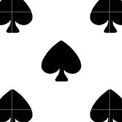 Spade pattern - CLIP STUDIO ASSETS