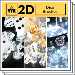 YYR Dice Brushes - CLIP STUDIO ASSETS