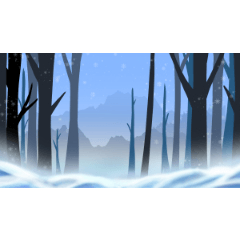 Winter Forest - CLIP STUDIO ASSETS