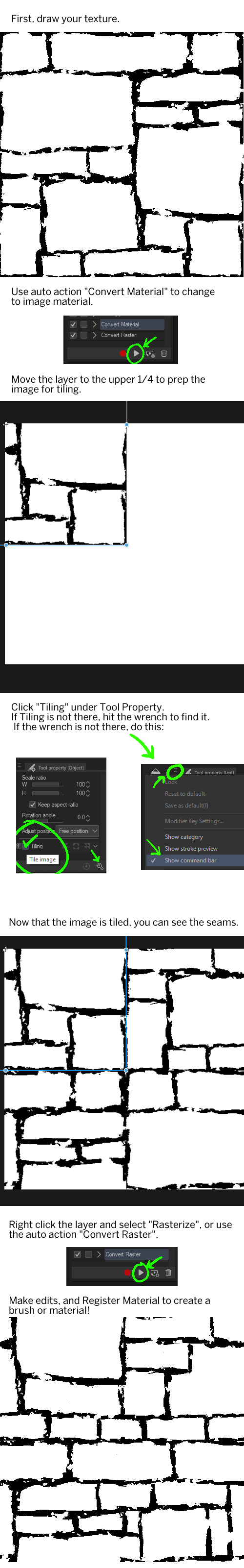 레이어를 이미지 재질로 변환 - CLIP STUDIO ASSETS
