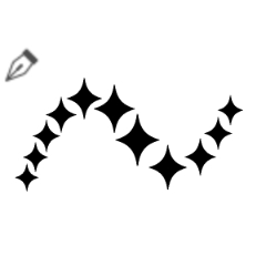 Star Spikes Pattern Brush - CLIP STUDIO ASSETS