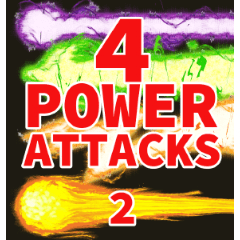 4 パワーアタックv2 - CLIP STUDIO ASSETS