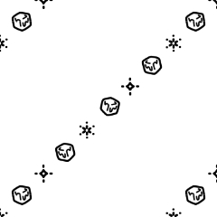 Continuous pattern of ice - CLIP STUDIO ASSETS