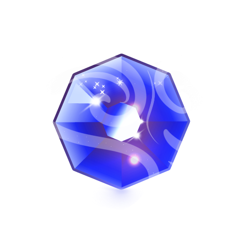 {48h limited free} Sapphire Spirit Gem - CLIP STUDIO ASSETS