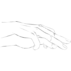 Hand vector line art 92 - CLIP STUDIO ASSETS