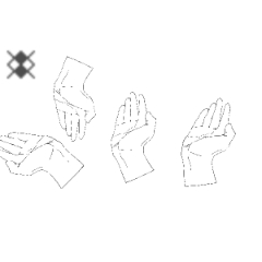 Left Hand Brush - CLIP STUDIO ASSETS