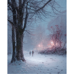 snow background (48h free) - CLIP STUDIO ASSETS