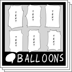 Hand drawn exclamation balloons - CLIP STUDIO ASSETS