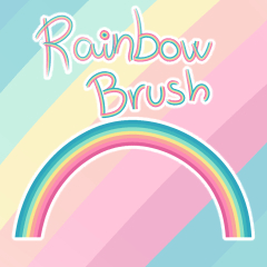 Pastel Rainbow Brush - CLIP STUDIO ASSETS