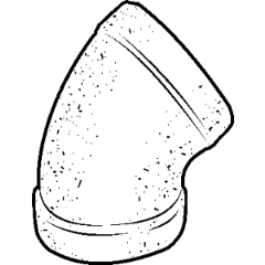 Pipe parts [45 ° elbow] - CLIP STUDIO ASSETS