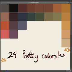 24 색 레인보우 웜 - CLIP STUDIO ASSETS