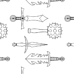 weapons pattern - CLIP STUDIO ASSETS