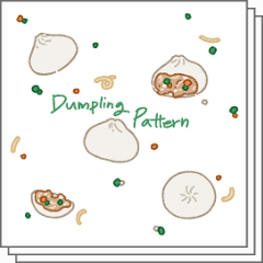 dumpling pattern - CLIP STUDIO ASSETS