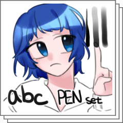 abc pen set - CLIP STUDIO ASSETS