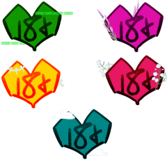 R18 徽標 - CLIP STUDIO ASSETS