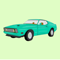Sports Car 1 Color - CLIP STUDIO ASSETS