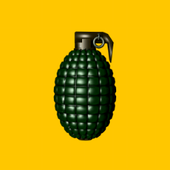 3D Simple Grenade - CLIP STUDIO ASSETS