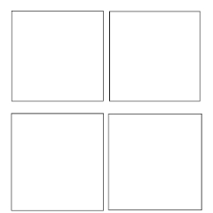 4 panel comic template with space - CLIP STUDIO ASSETS