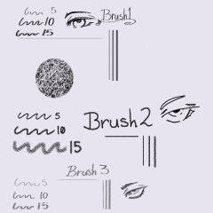 3 set of textured pencil brushes - CLIP STUDIO ASSETS