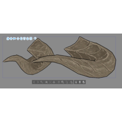 Male Au Ra Face 1 Horns Only - CLIP STUDIO ASSETS