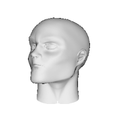 Blend Workout Head Model 167 - CLIP STUDIO ASSETS