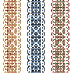 Cross Stitch Cross Ribbon - CLIP STUDIO ASSETS