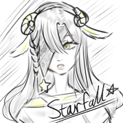 Starfall (Sketchbrush for roughs!) - CLIP STUDIO ASSETS